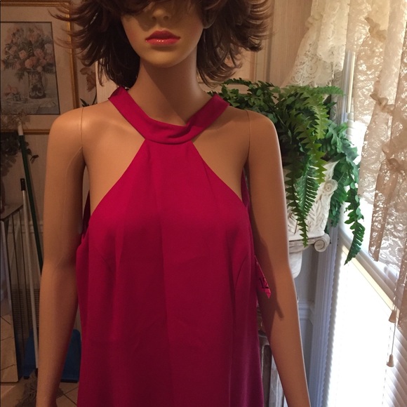 lew magram collection | Dresses | High Neck Pink Formal Dress | Poshmark